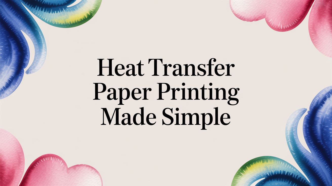 Heat Transfer Paper Printing Made Simple