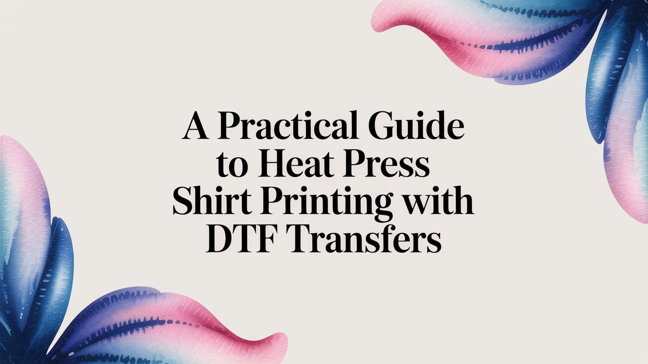 A Practical Guide to Heat Press Shirt Printing with DTF Transfers