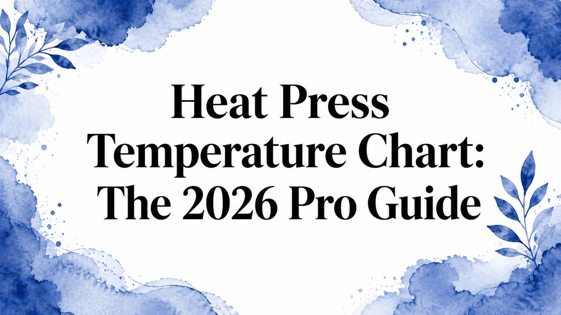 Heat Press Temperature Chart: The 2026 Pro Guide