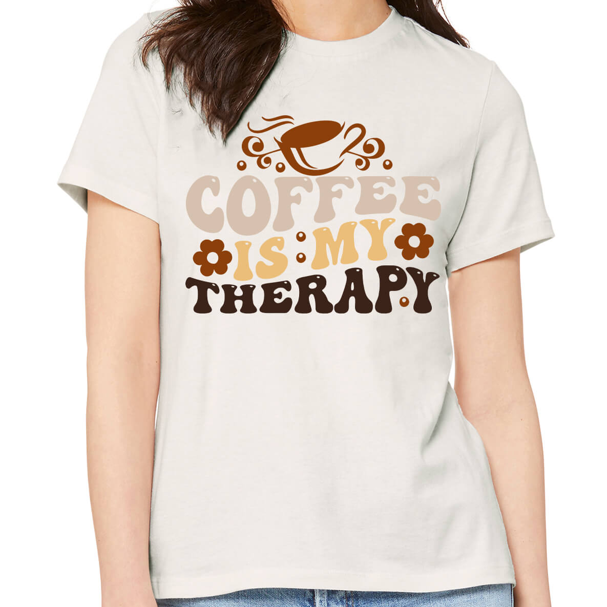 DTF Transfers Ready To Press-Coffee Is My Therapy – Lion DTF Transfers