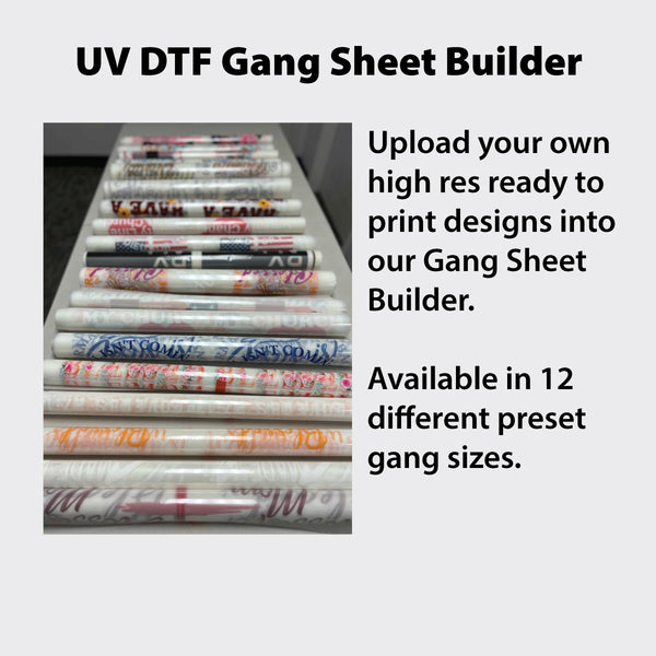 Premium UV 3D DTF Stickers Gang Sheet Builder | Custom 3D Stickers